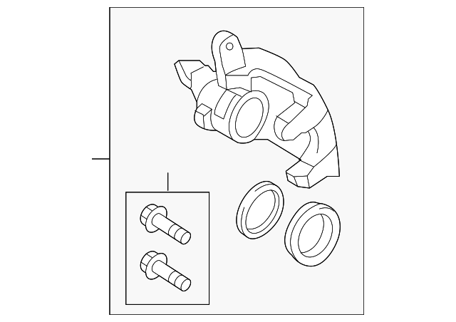 2014-2018 Land Rover Caliper Assembly LR050775 | OEM Parts Online