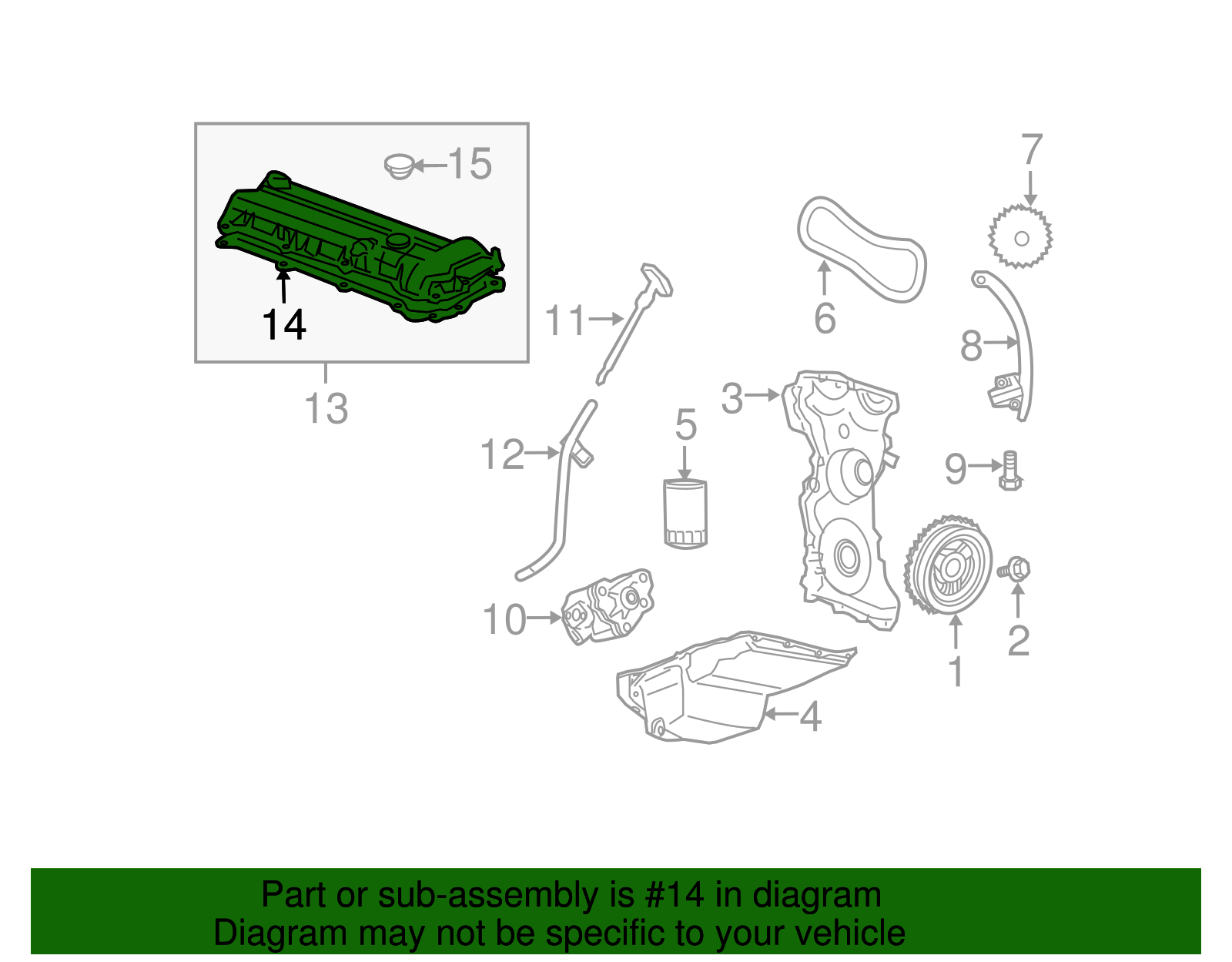LF01-10-230 - Valve Cover Gasket 2001-2013 Mazda | Mazda-Parts