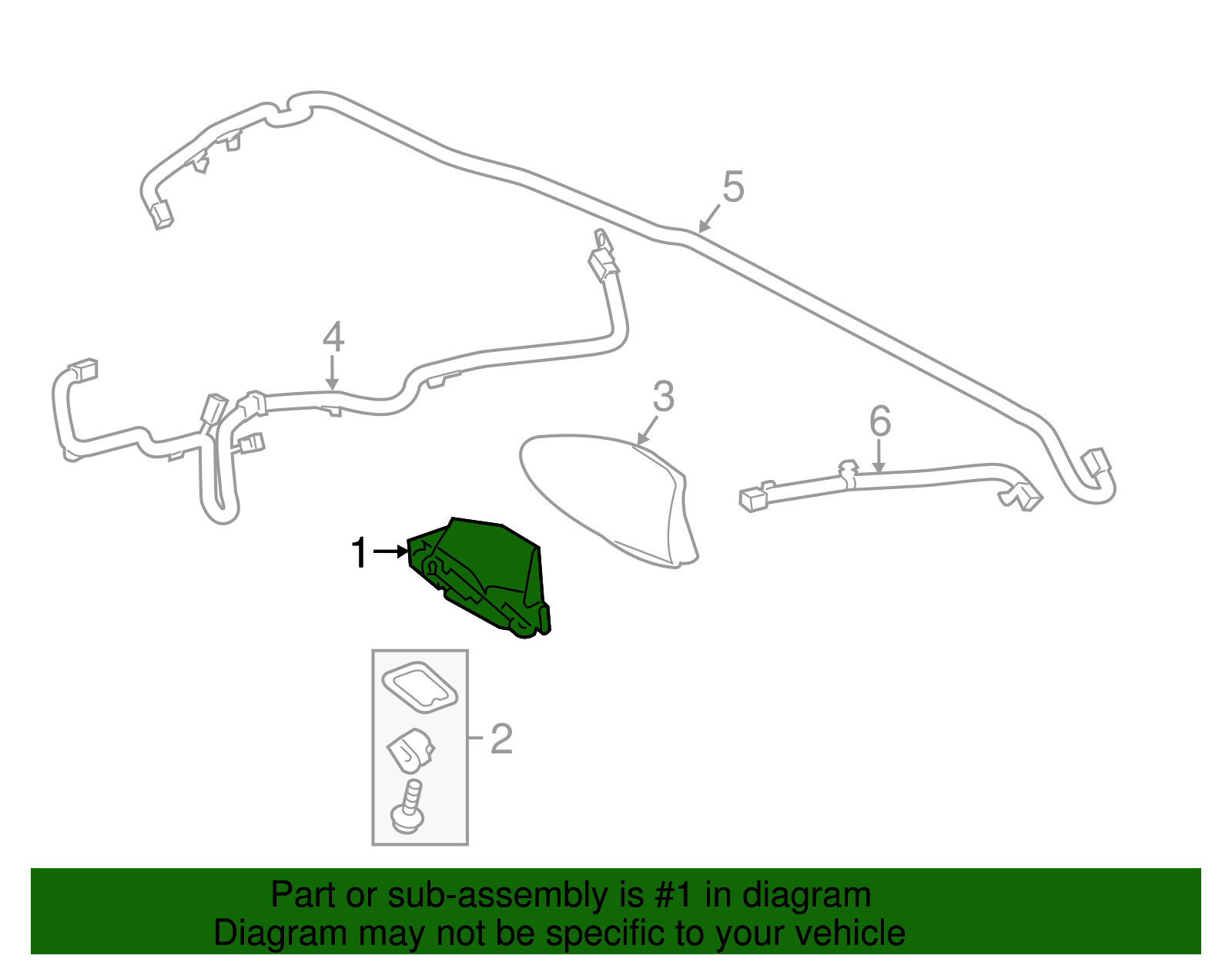 2016-2020 Toyota Antenna Assembly 86960-0R030 | Lithia Toyota Parts