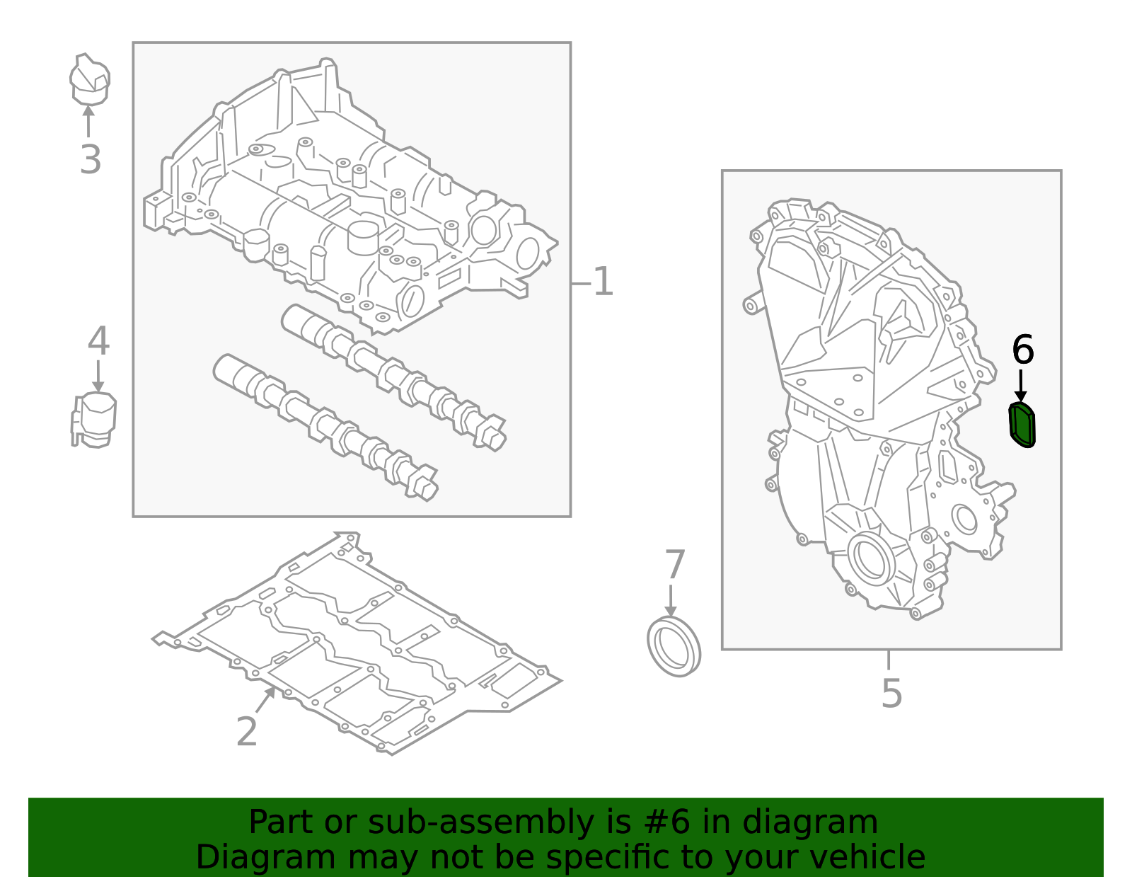 2020-2025 Ford Timing Cover Gasket HX7Z-8507-A | OEM Parts Online