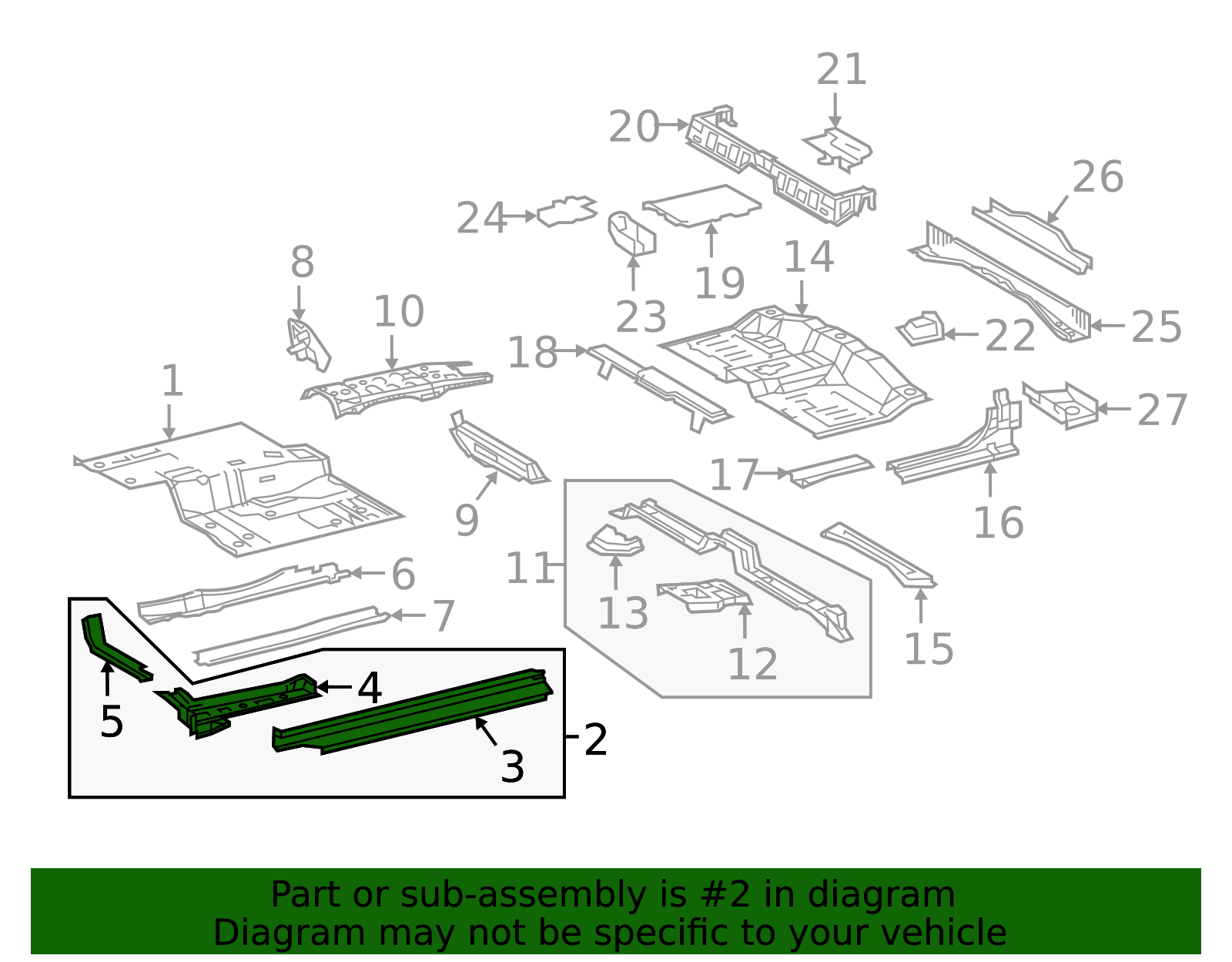 2016-2017 Toyota Tacoma 2016-2017 Toyota Tacoma - Side Member Assembly ...
