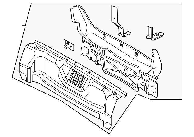 2011-2018 Volkswagen Jetta Rear Body Panel 5C6-813-301 | vwpartscenter