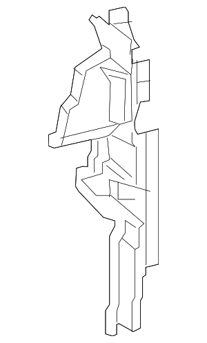 16593-F0350 - Air Guide - 2021-2024 Toyota Camry | OEM Genuine Toyota Parts