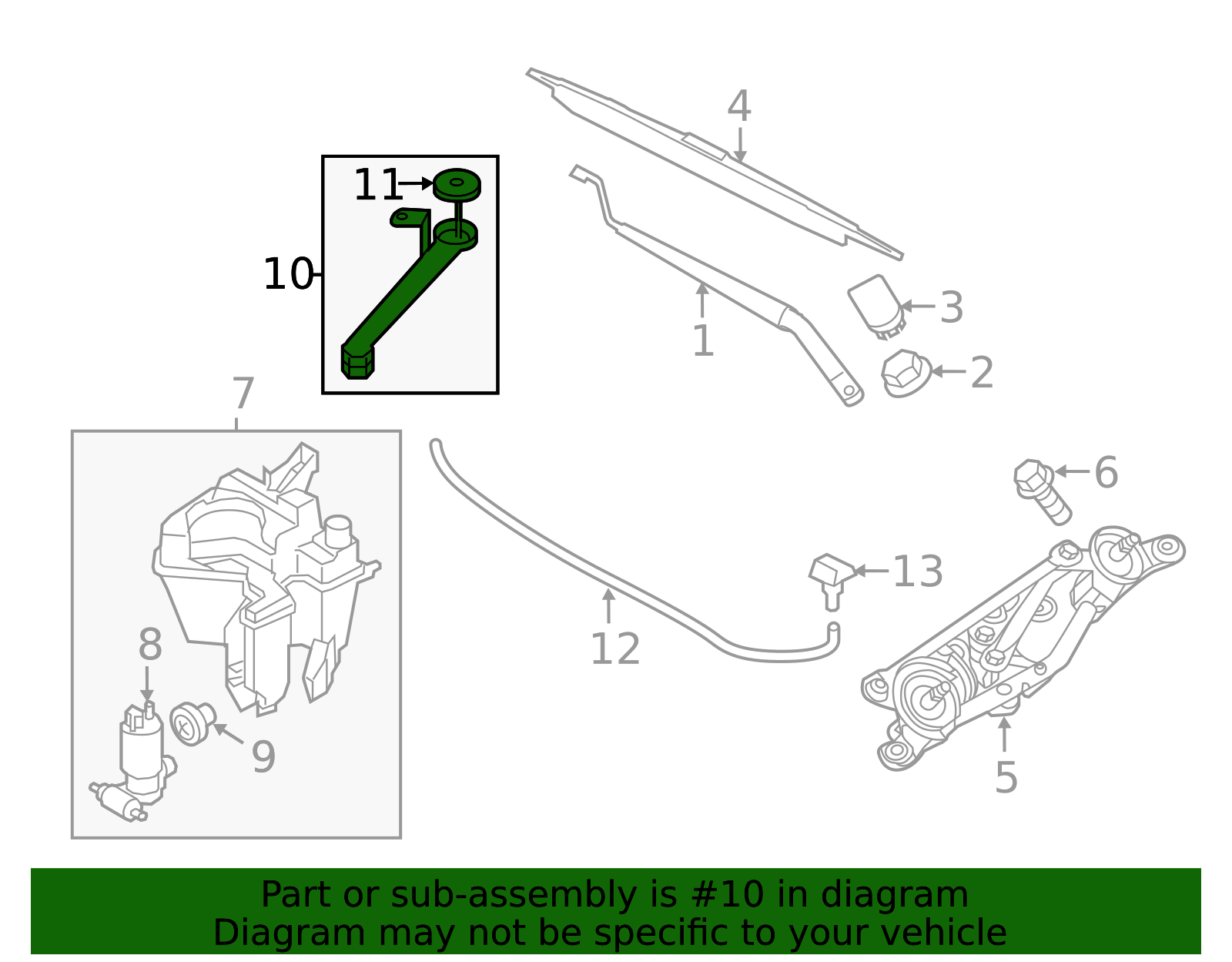 2011-2017 Nissan Juke Washer Fluid Reservoir Filler Pipe 28915-1KA0D ...