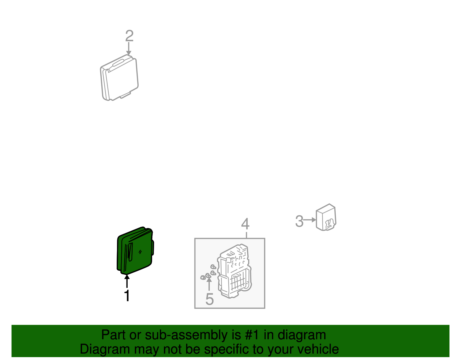 38850-S9V-A02 - 2005 Honda Pilot - System Unit Multiplex Control ...