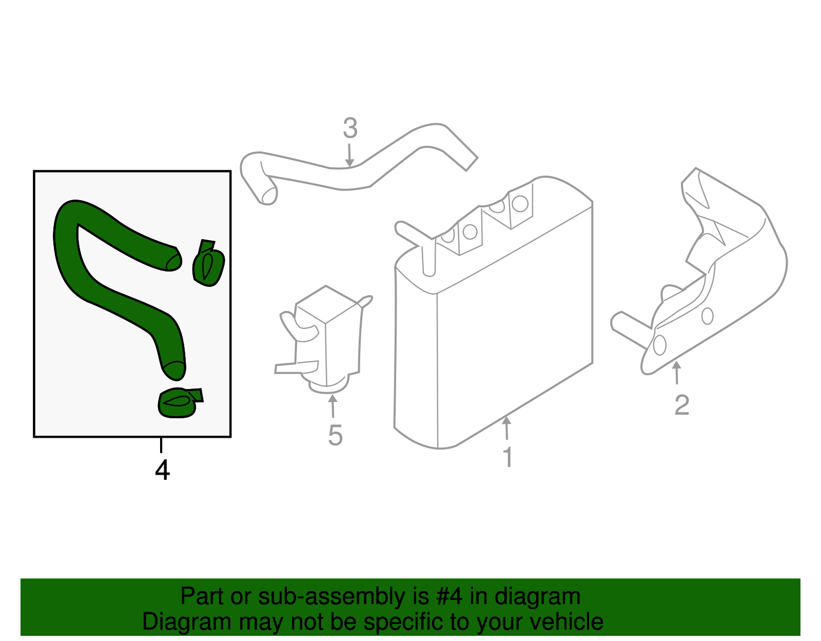2009 Nissan Maxima Cooler Line 21633-JA00A | Nissan Parts OEM
