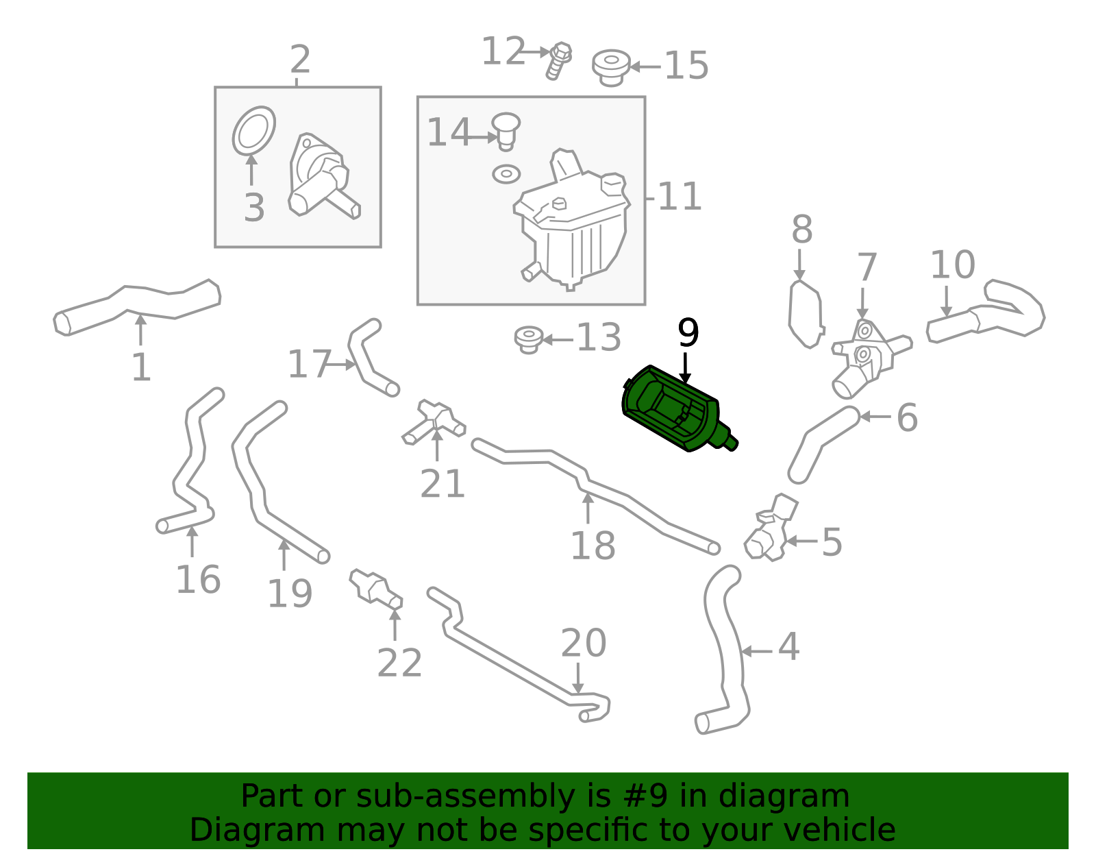 Engine Coolant Temperature Sensor 89422-33030 | OEM Parts Online