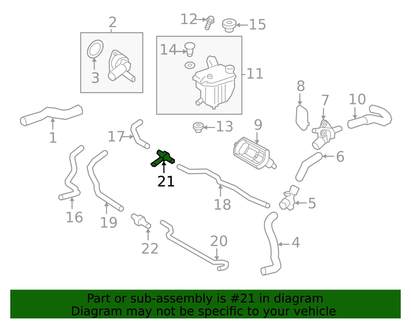 2019-2025 Toyota By-Pass Hose Connector 16268-37120 | MotorMotor