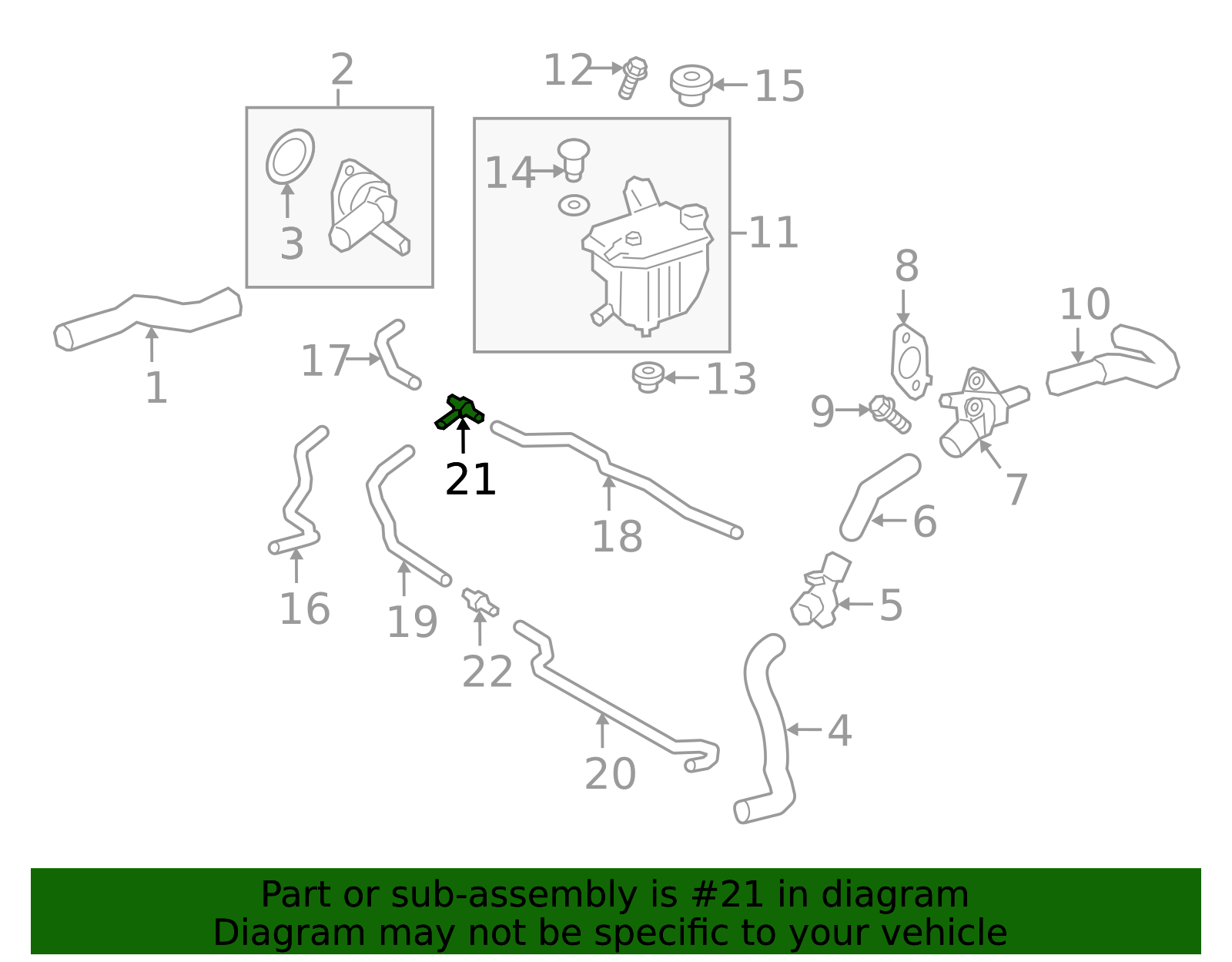 2019-2025 Toyota By-Pass Hose Connector 16268-37120 | Toyota Parts Express