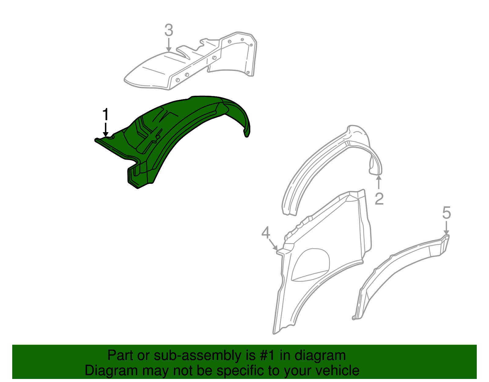1996-2005 GM Apron Panel 15717884 | GM Parts Center