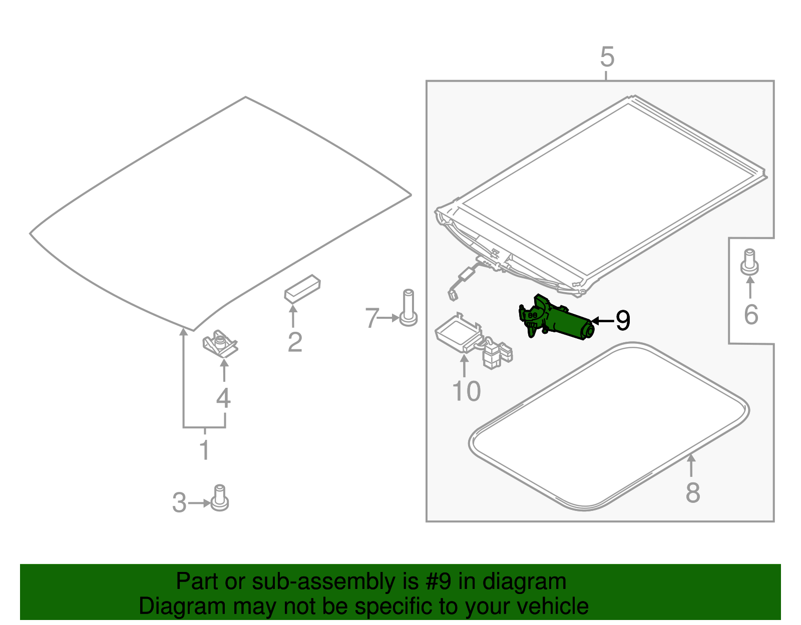 AM5Z-15790-B - Motor & Drive - 2013-2023 Ford | Lasco Auto Parts