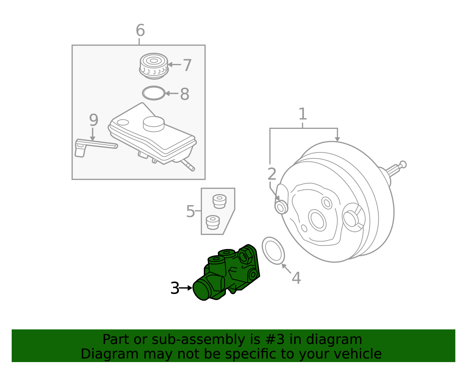 4B3-611-021 - Genuine Audi Master Cylinder 4B3611021 OEM 2003-2011 Audi ...