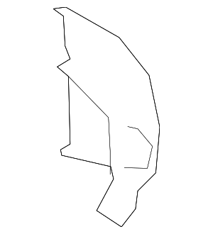 Genuine Toyota Fender Gusset part# 53786-06010 for 2018-2025 Toyota ...