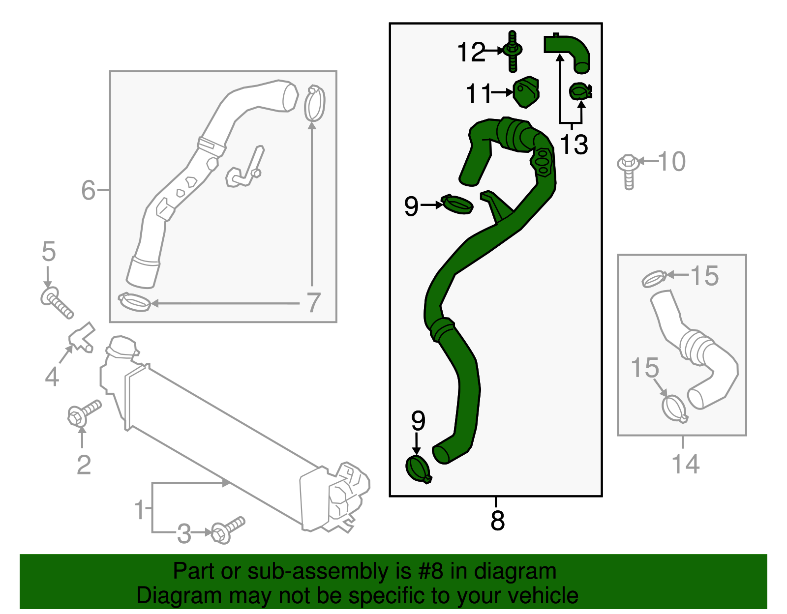 2017-2020 Ford | Duct Assembly | GD9Z-6C646-A | Walls' Ford Parts
