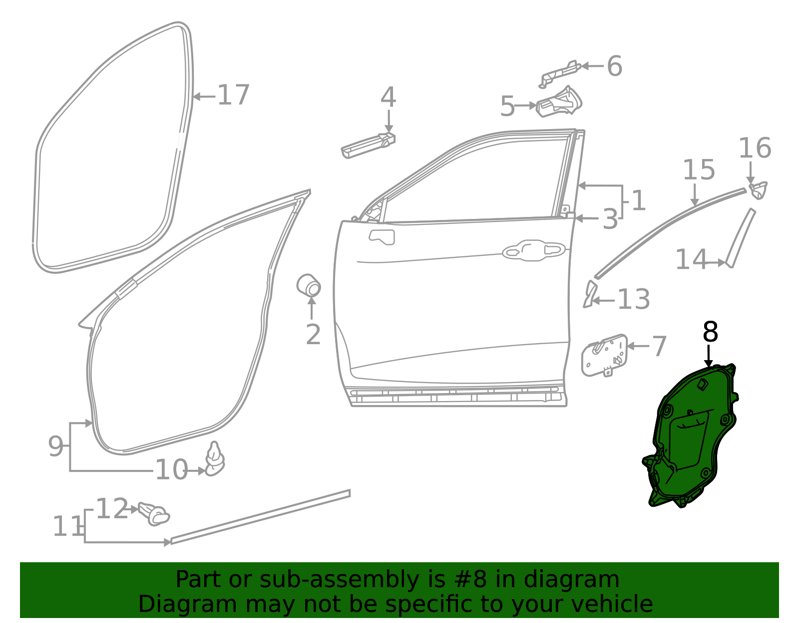 67832-48080 - High-Quality Door Access Cover for 2021-2024 Toyota Venza ...