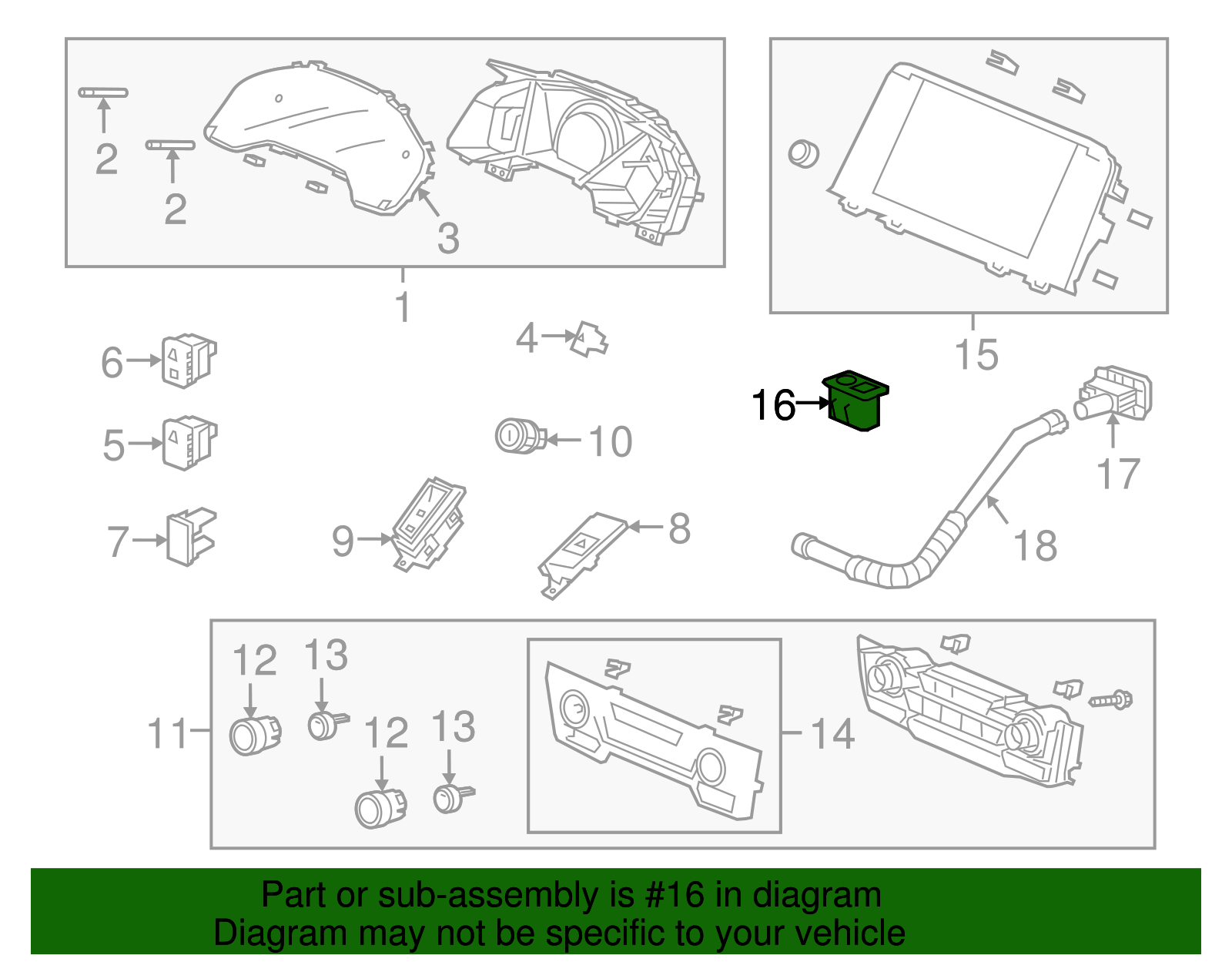 80510-TV1-E41 - Auto Lamp Sensor 2014-2025 Honda | Honda Parts Online