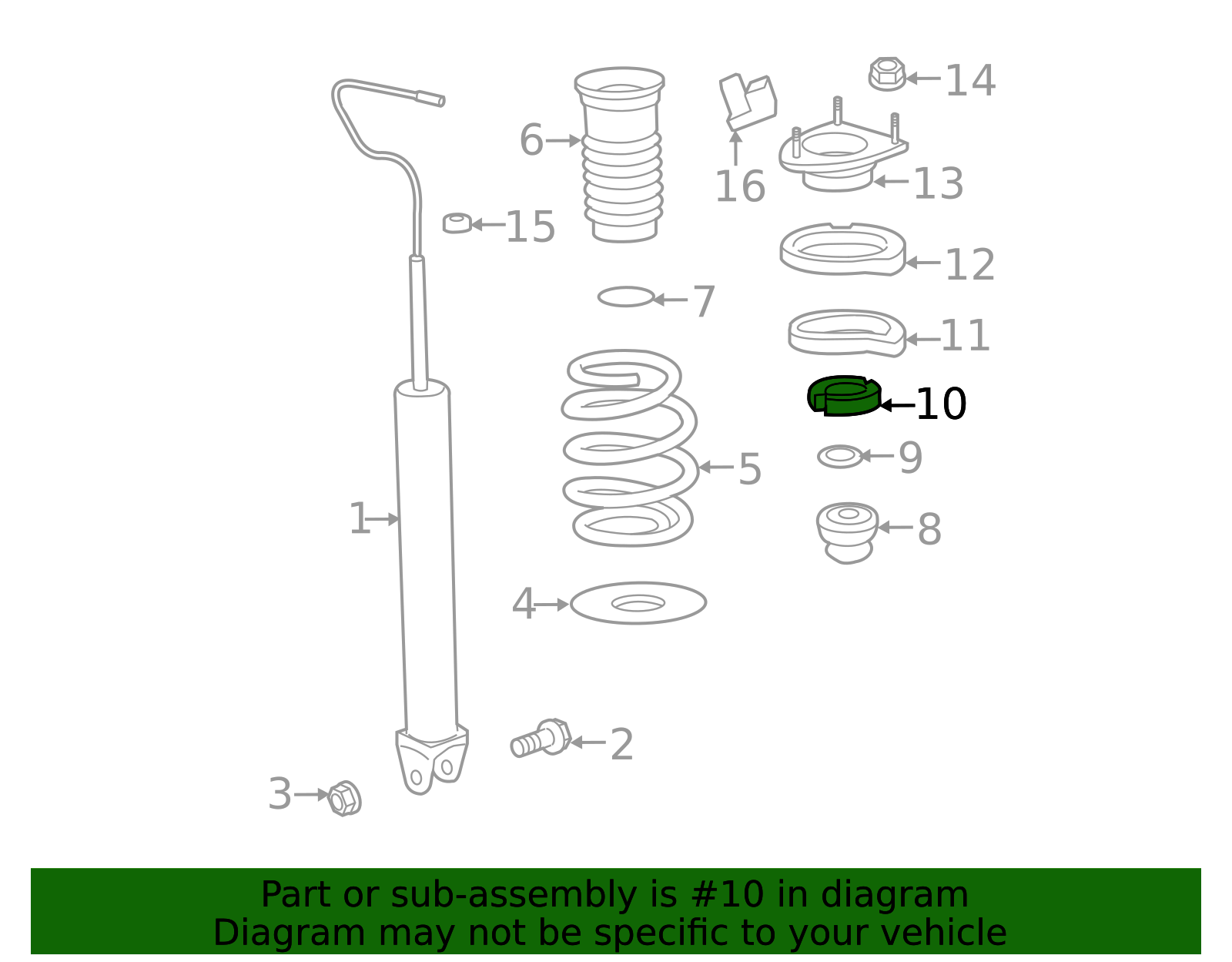 991-333-691-01 - High-Quality Shock Mount Washer for 2012-2019 Porsche ...