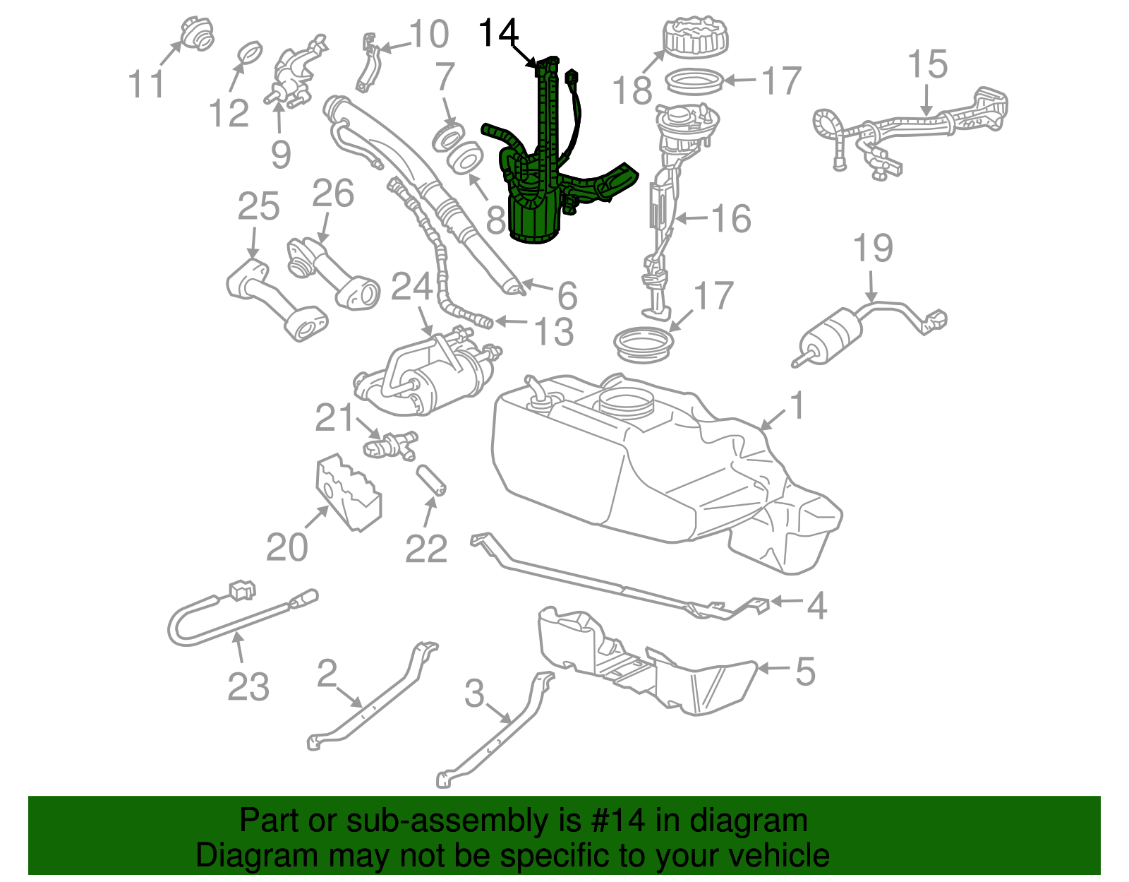2002-2005 Porsche 911 Fuel Pump 996-620-133-AX | OEM Parts Online