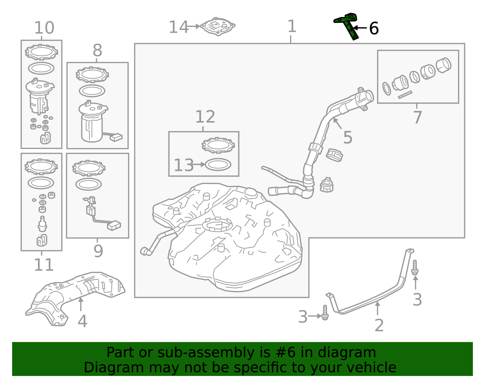 17665-TVA-A01 - Filler Pipe Bracket 2018-2025 Honda Accord | Honda ...