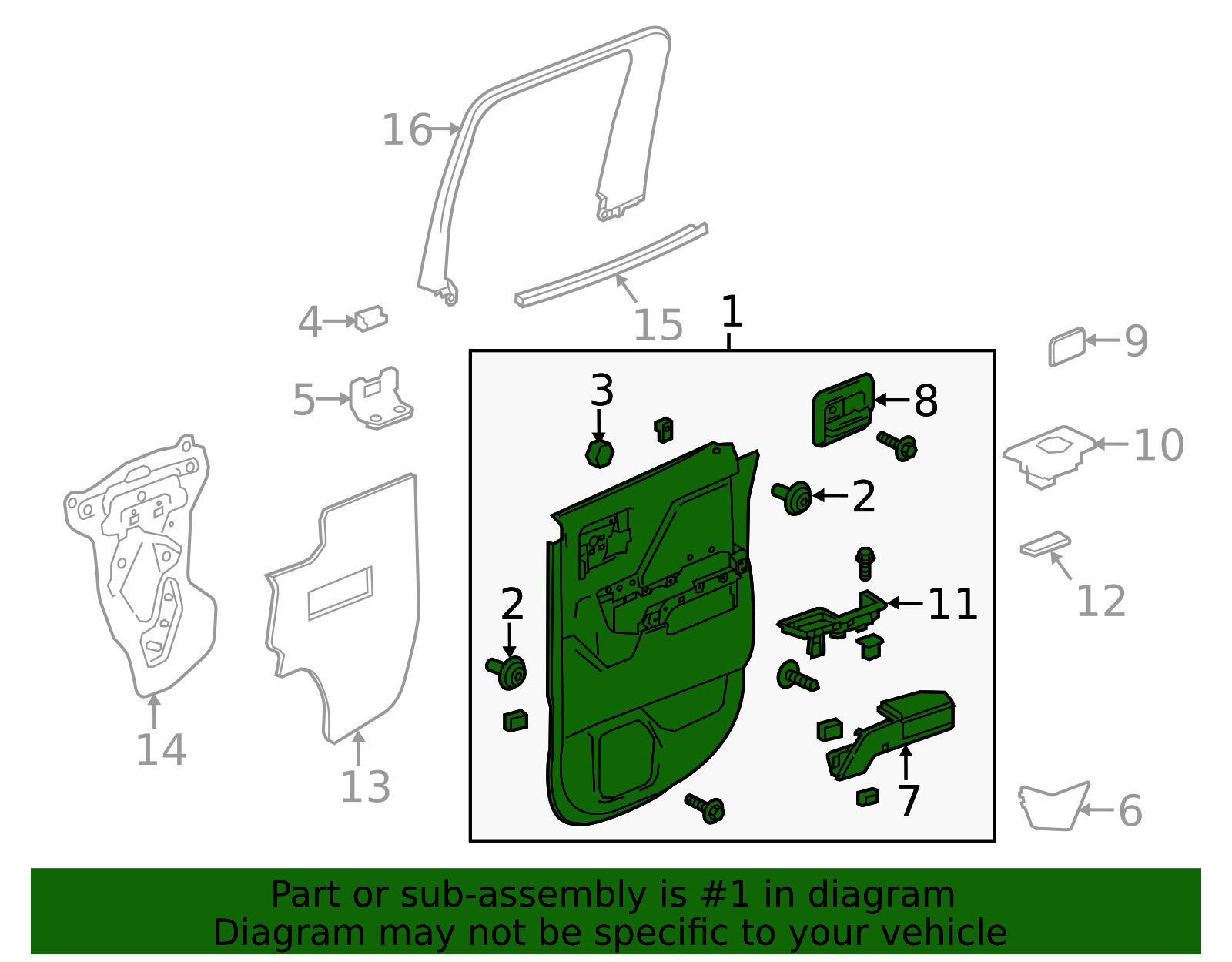 Buy Genuine GM Auto Parts - Trim (Part # 84365047) | GM Parts Store
