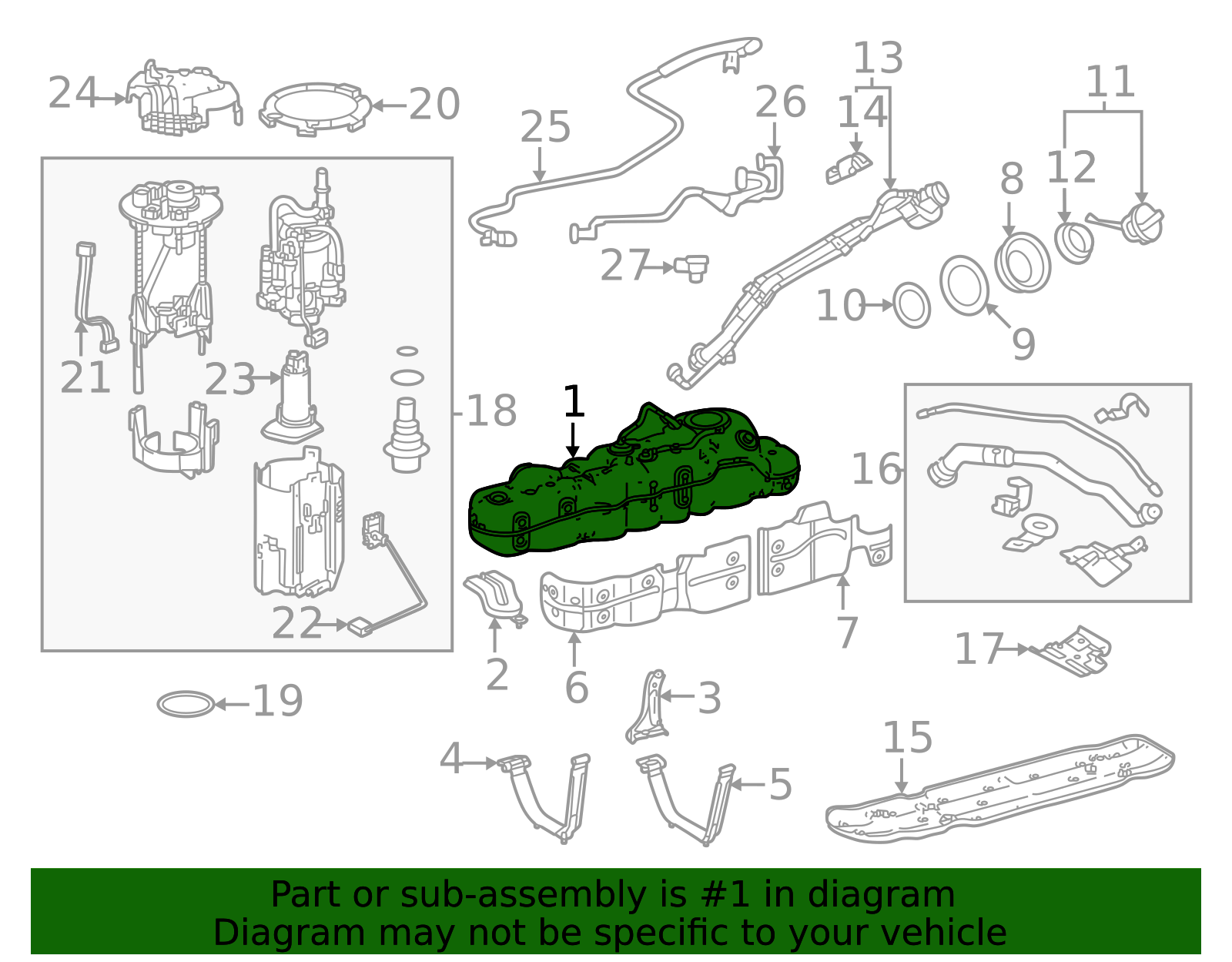 OEM Fuel Tank - Fuel Storage Replacement for Toyota | AutoNationParts.com
