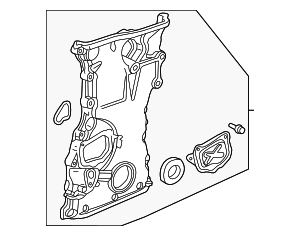 OEM 2008-2015 Honda Timing Cover 11410-R40-A01 | Honda Automotive Parts