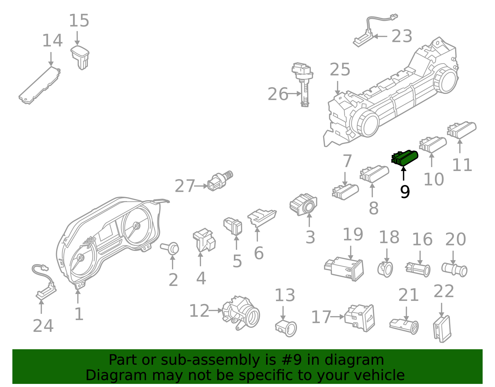 2021-2025 Ford F-150 Motorcraft™ Switch Assembly SW-8502 | OEM Parts Online