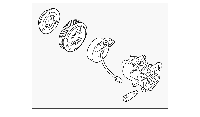 2020-2022 Kia Sportage A/C Compressor 97701-D3950 | Kia OEM Parts Outlet