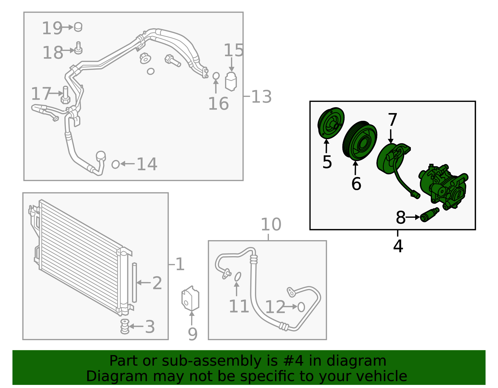 2020-2022 Kia Sportage A/C Compressor 97701-D3950 | TascaParts.com