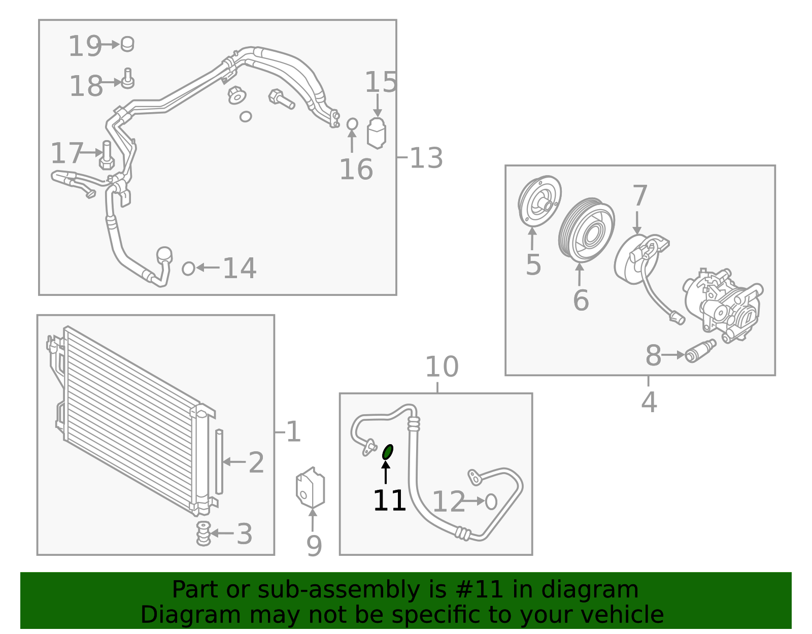 2020-2025 Kia 2020-2025 Kia - A/C Line O-Ring 976A2-J9000 | World Kia Parts