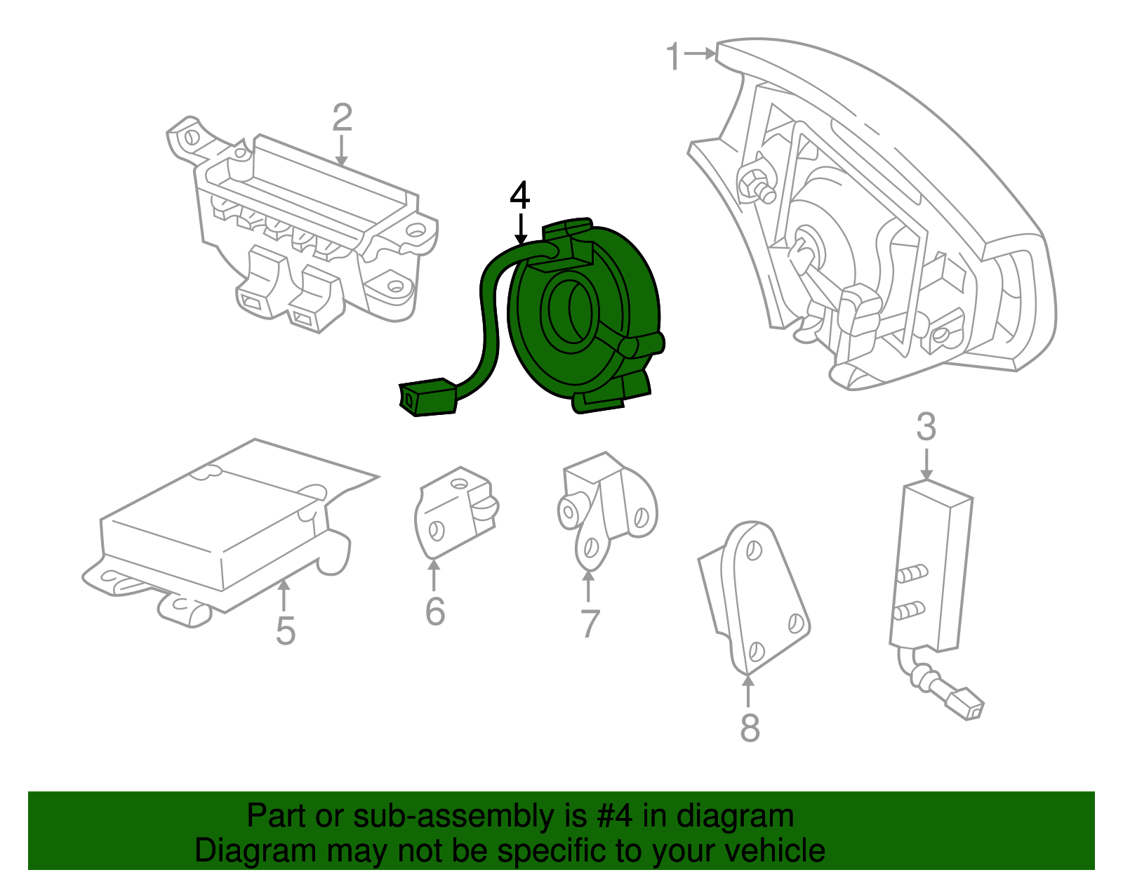 84306-51030 - Clock Spring 2006-2007 Lexus SC430 | Lexus of Stevens ...