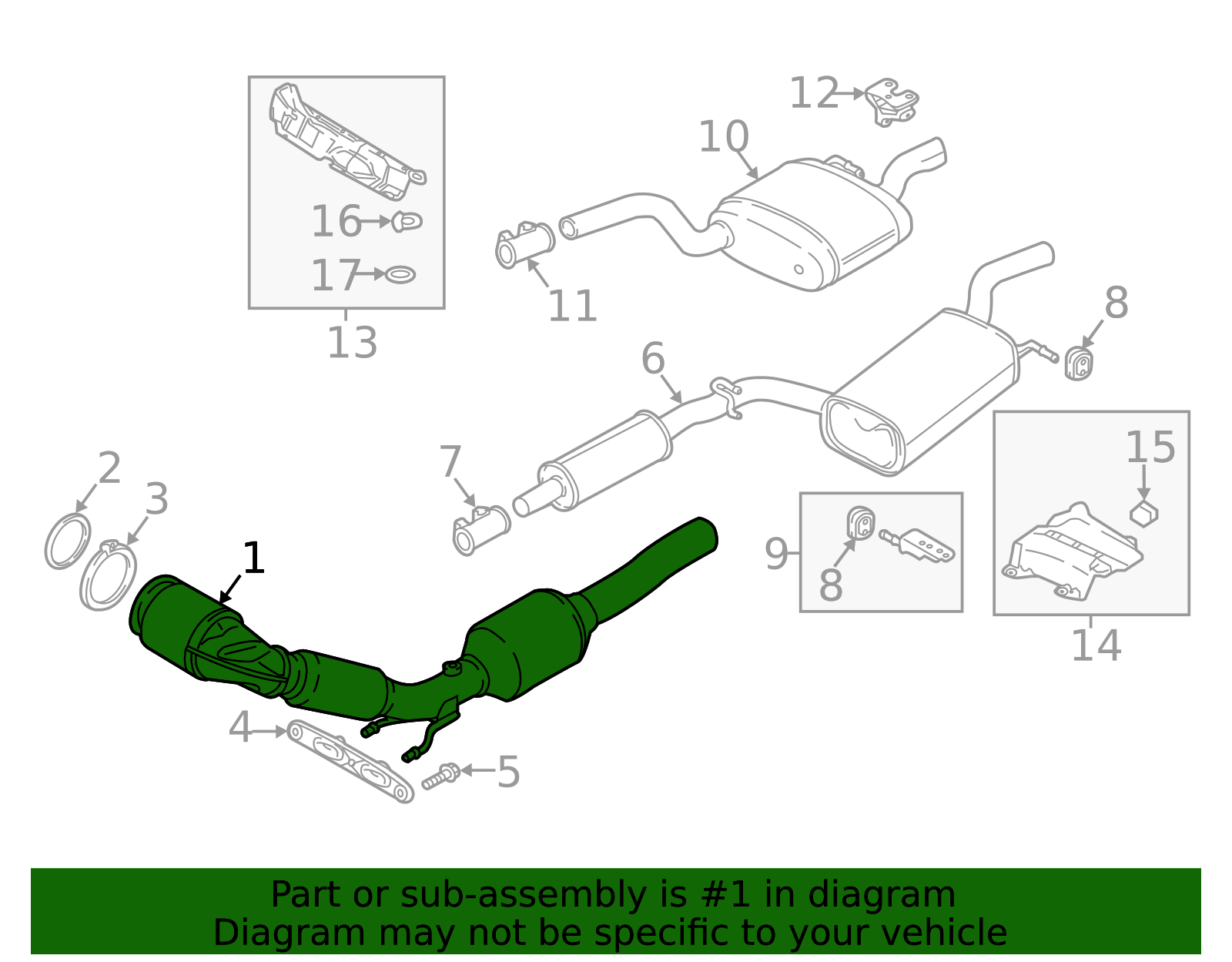 2020-2022 Volkswagen Passat Catalytic Converter 561-254-501 | OEM Parts ...