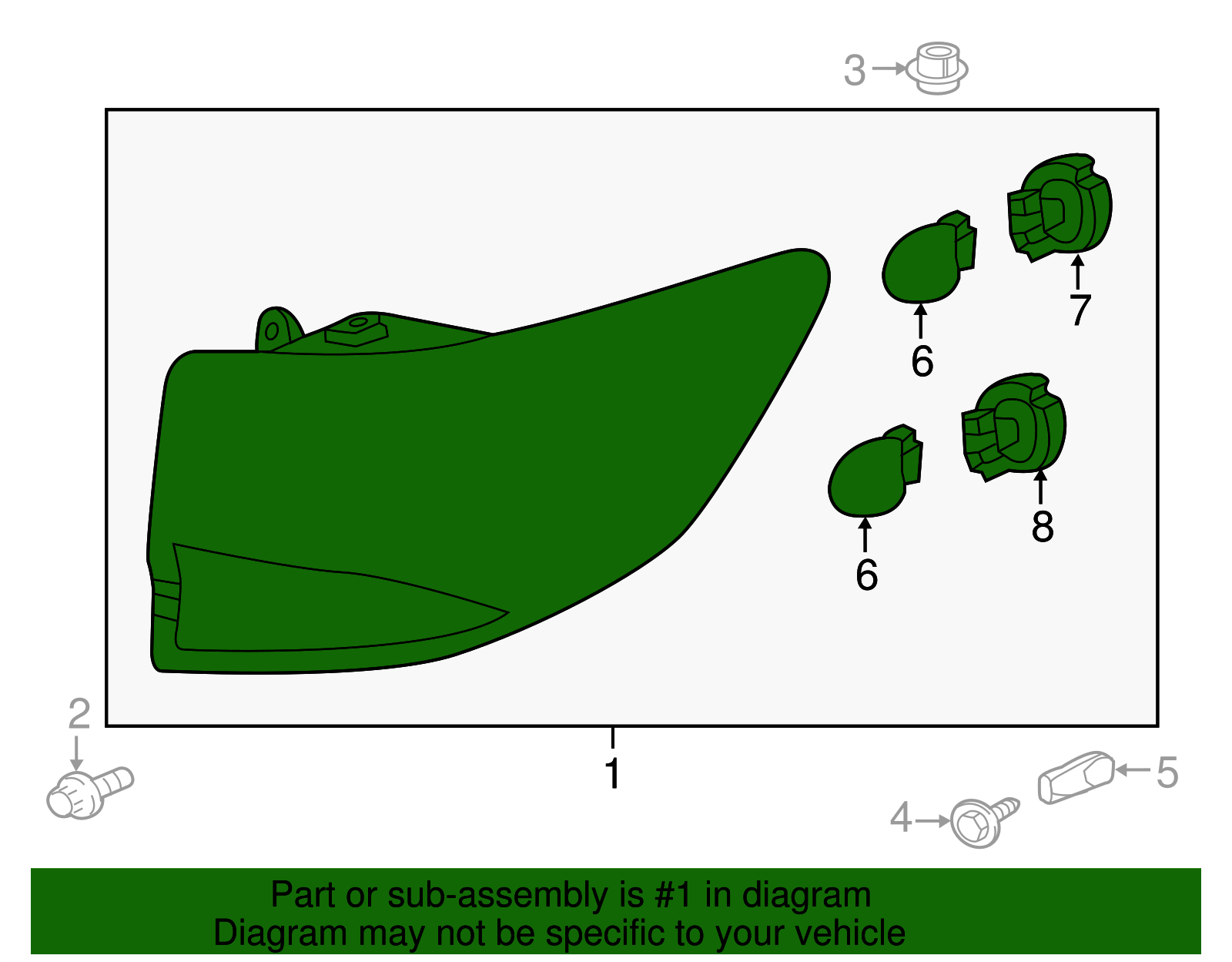 2014-2020 Acura MDX Tail Lamp Assembly 33550-TZ5-A02 | OEM Parts Online
