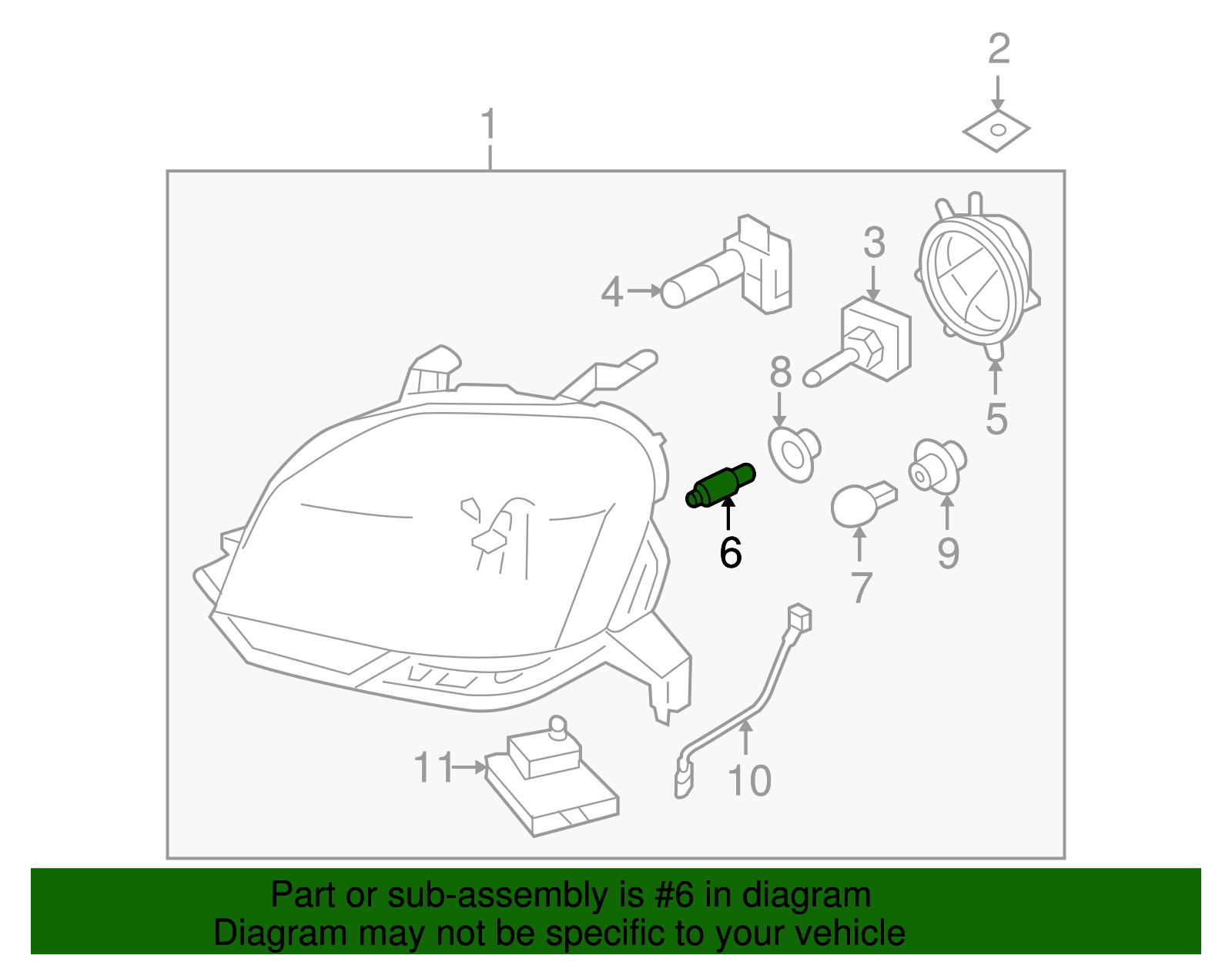 1984-2025 Ford Bulb E35Y-13466-B Ford e35y13466b | Fairway Ford OEM Parts
