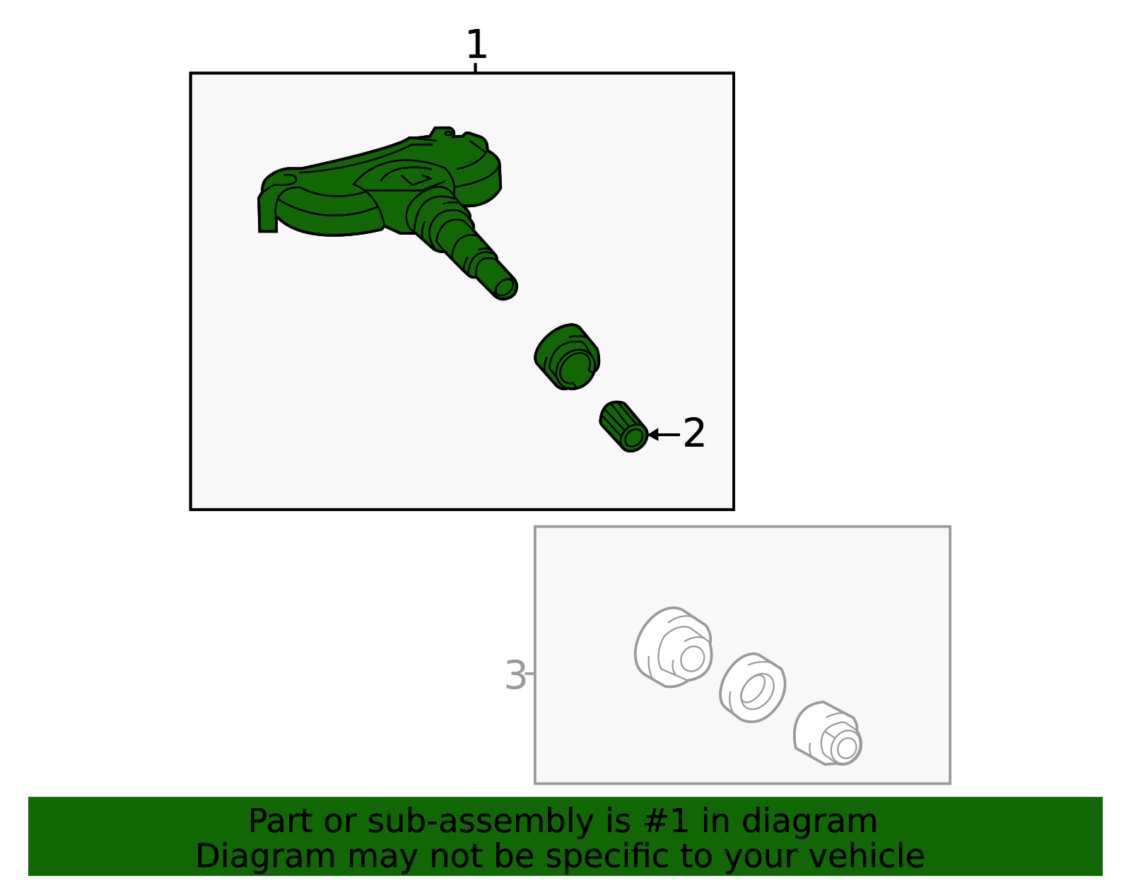 2021-2025 Toyota Tire Pressure Monitoring System (TPMS) Sensor 42607 ...