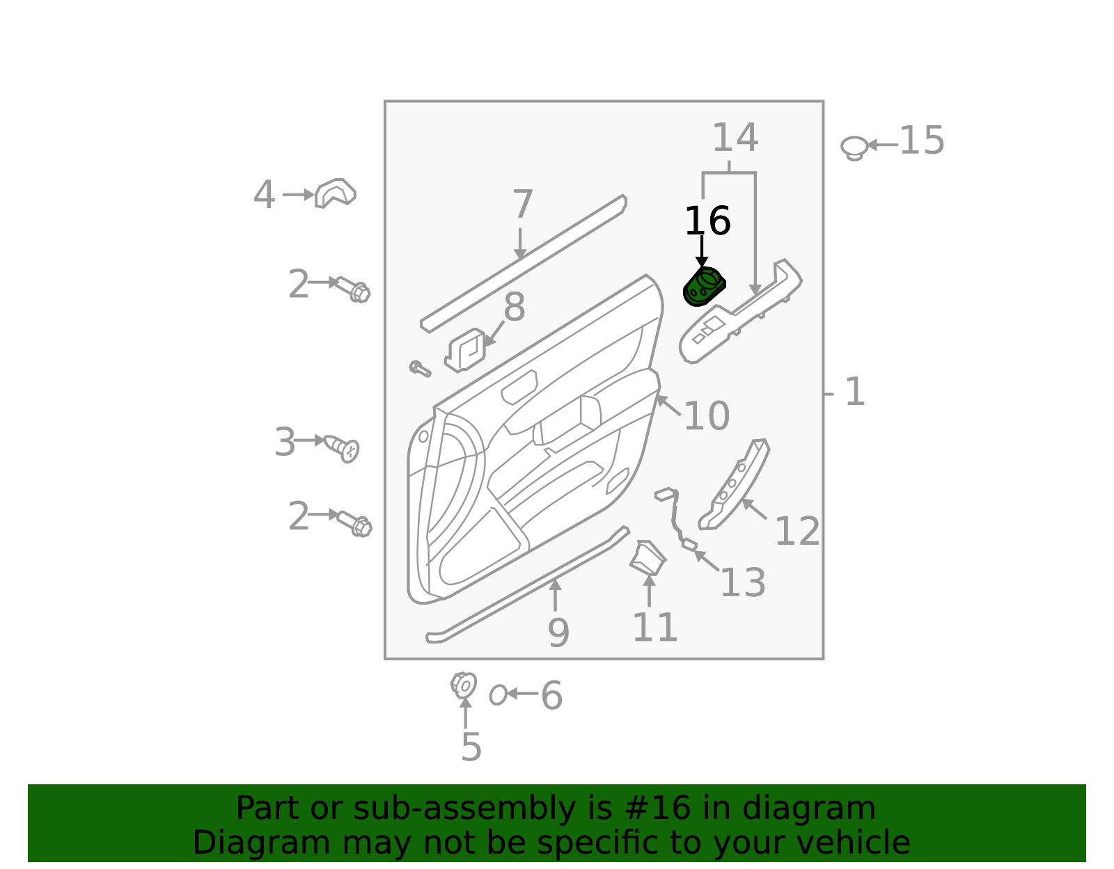 2008-2010 Hyundai Sonata Mirror Switch 93573-3K500 | MotorMotor