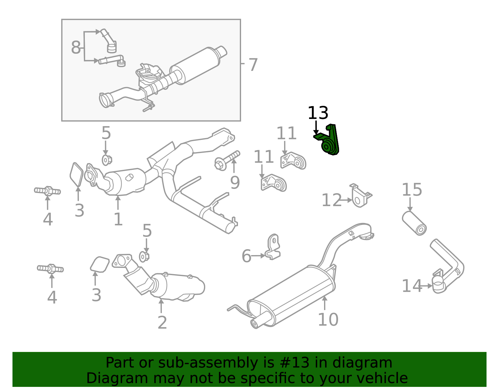 2024-2025 Ford F-150 Tail Pipe Extension RL3Z-5202-B | Ford OEM Parts ...