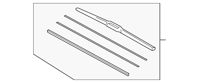 85212-60210 - 2015-2023 Lexus GX460 - Wiper Blade | My L Parts