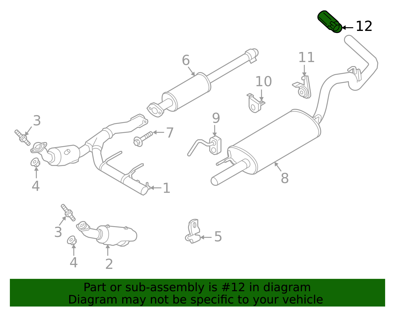 NL3Z-5202-D - Tail Pipe Extension 2021-2025 Ford F-150 | Big 3 Auto Parts