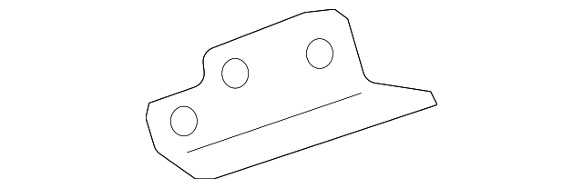 2019-2025 GM Front Rail Bracket 23342031 GM | GMPartsDirect.com