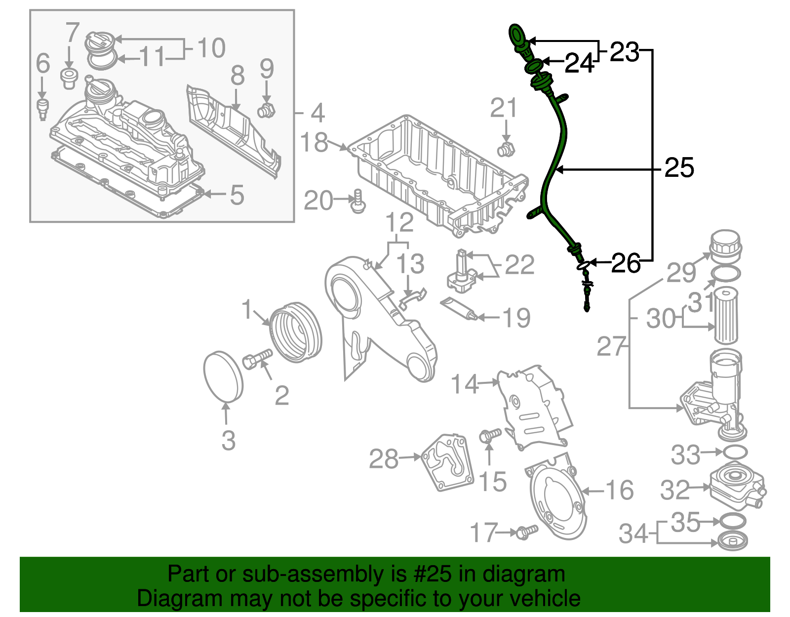 03L-115-607-R - Tube - 2009-2010 Volkswagen Jetta | VW OEM Parts Outlet