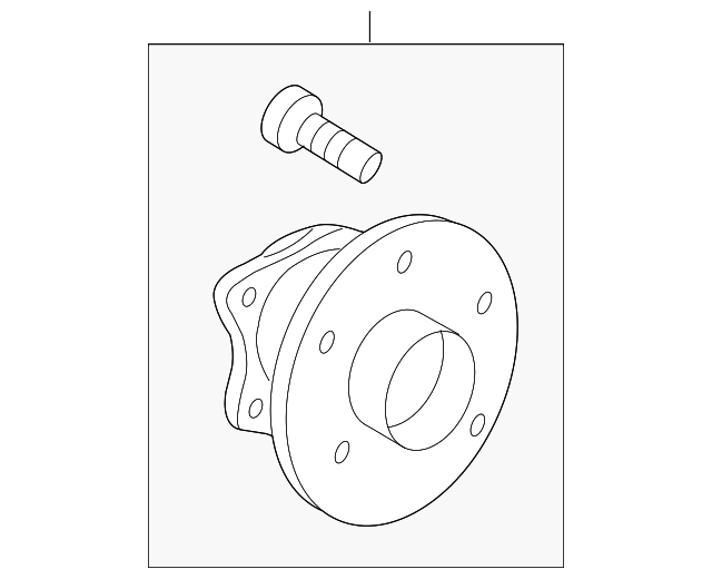 2009-2019 Toyota Hub & Bearing 42450-02170 | OEM Parts Online
