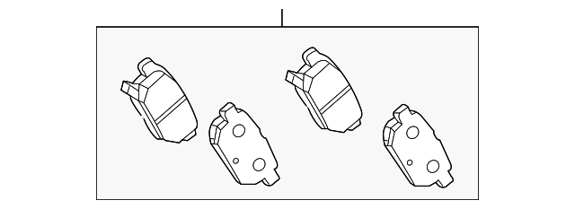 Genuine Official Toyota Brake Pads Rear part# 04466-02310 for 2009-2019 ...