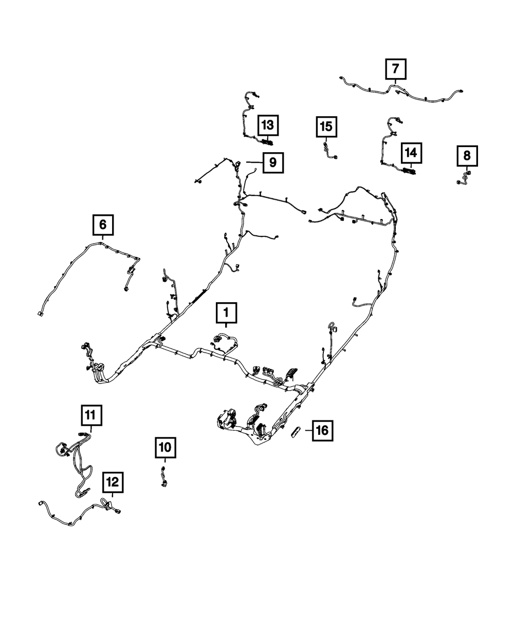 68437125AA - Jumper Wiring 2019-2020 Ram 2500 | The Official Mopar eStore