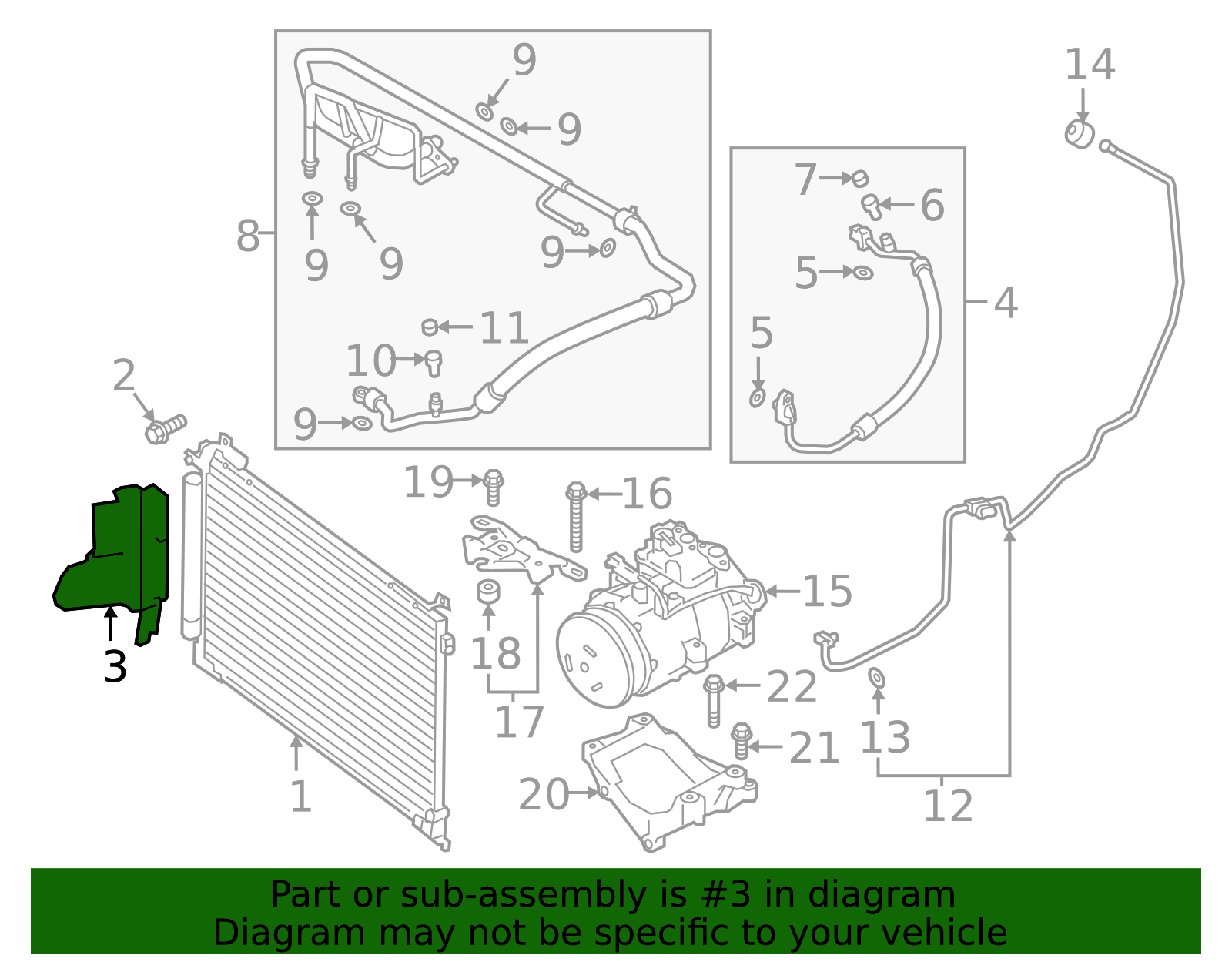 2019-2022 Subaru Ascent Air Guide 73233XC00A | Subaru Parts Guys
