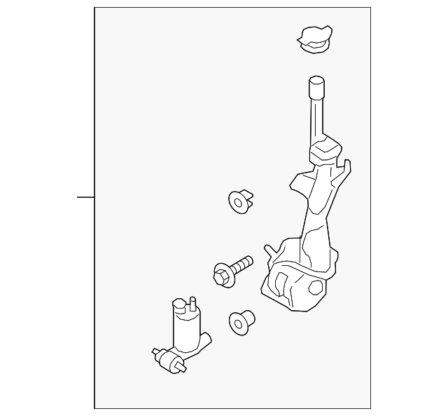 2018-2022 Ford EcoSport Reservoir Assembly GN1Z-17618-N | OEM Parts Online