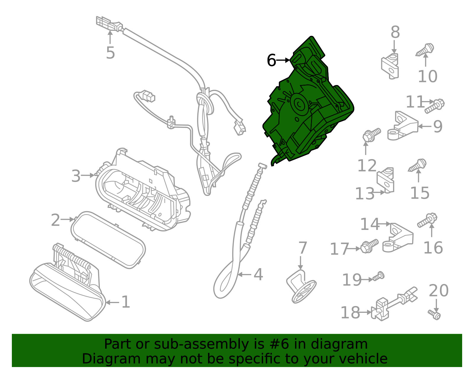 2021-2024 Volkswagen ID.4 Lock Actuator 4K0-839-016-AA | VW Direct Auto ...