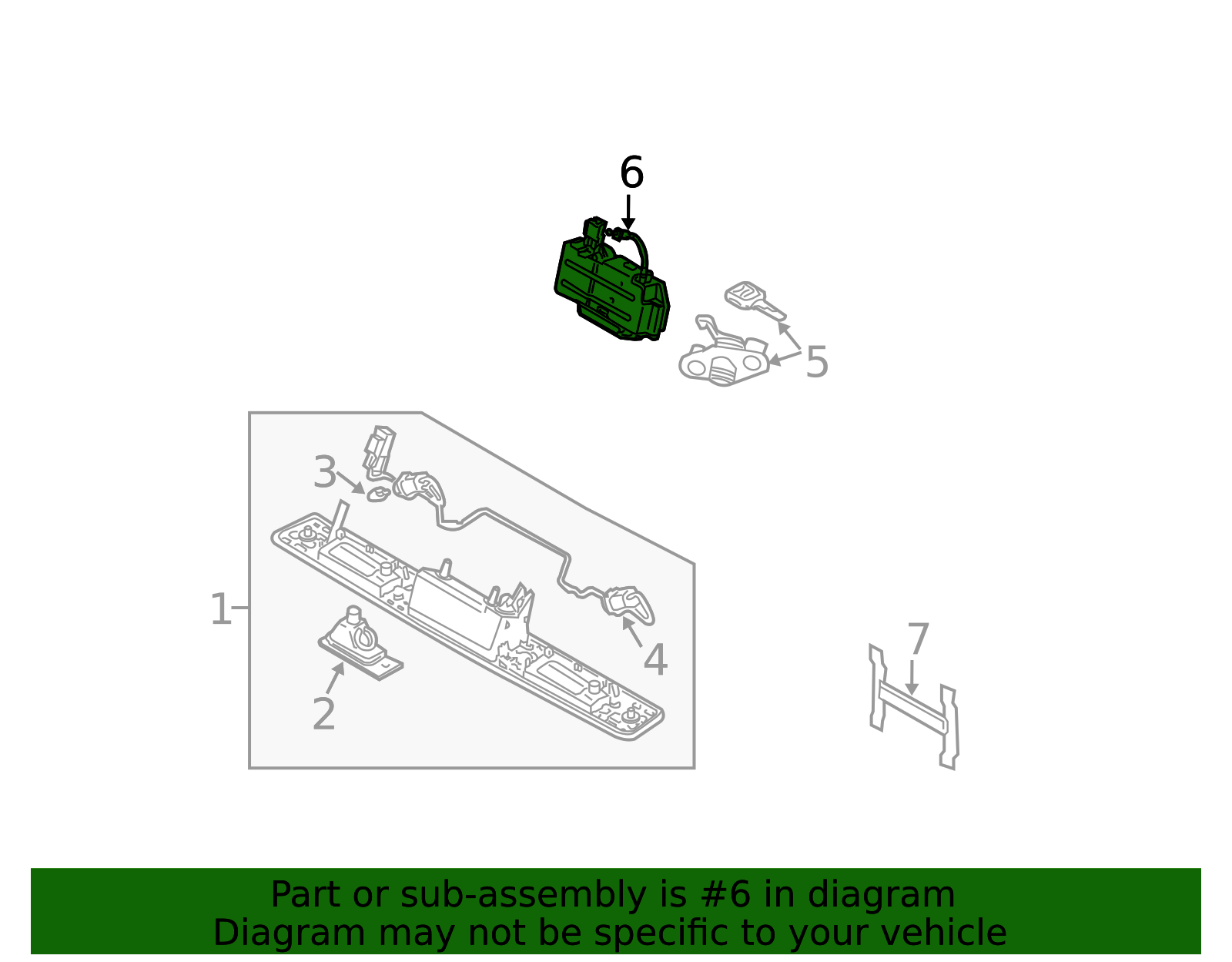 31253053 - Lock Actuator - 2003-2014 Volvo XC90 | Volvo OEM Parts Direct