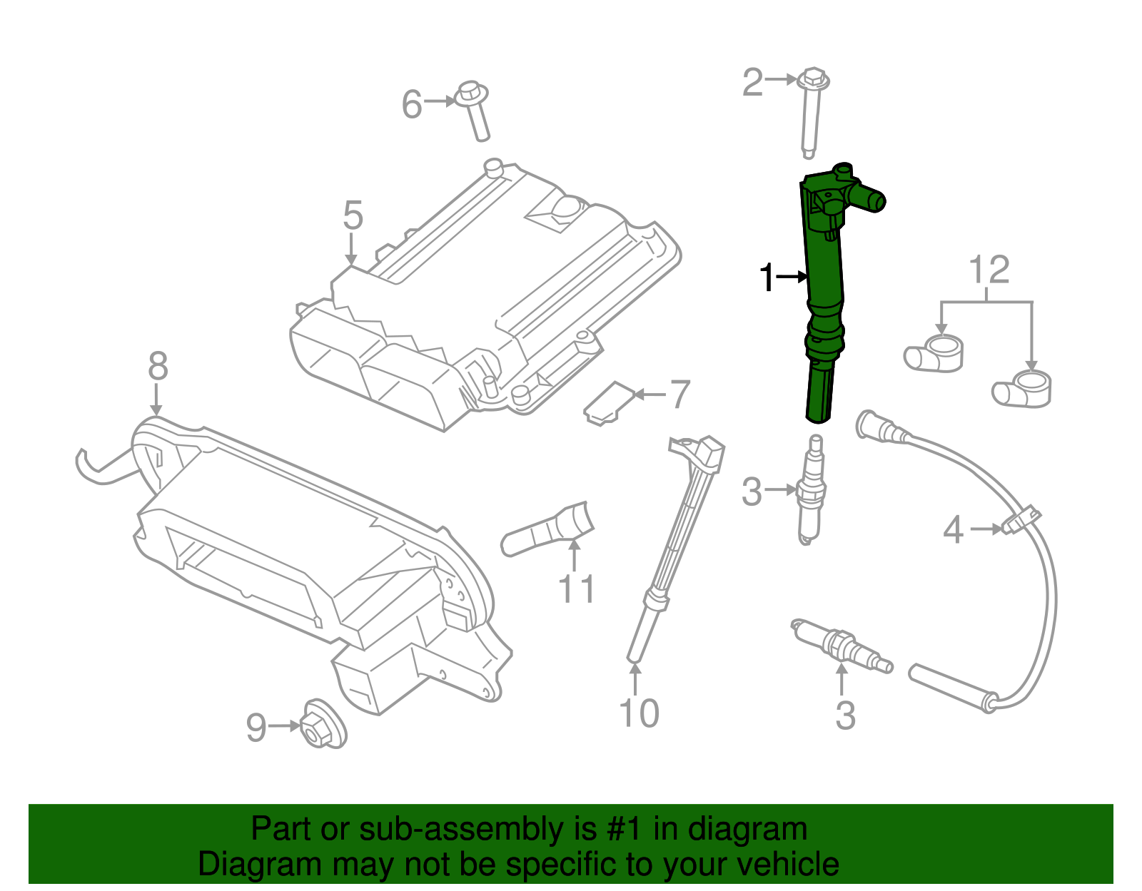 HL3Z-12029-C - Ignition Coil 2017-2022 Ford | Ford Parts Direct