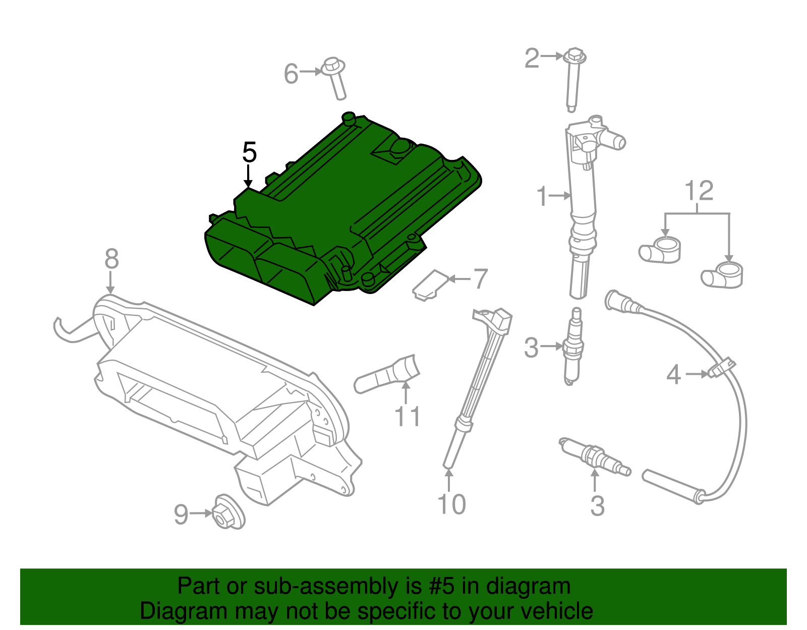 2020 Ford | Ecm | LC3Z-12A650-BANP | Walls' Ford Parts